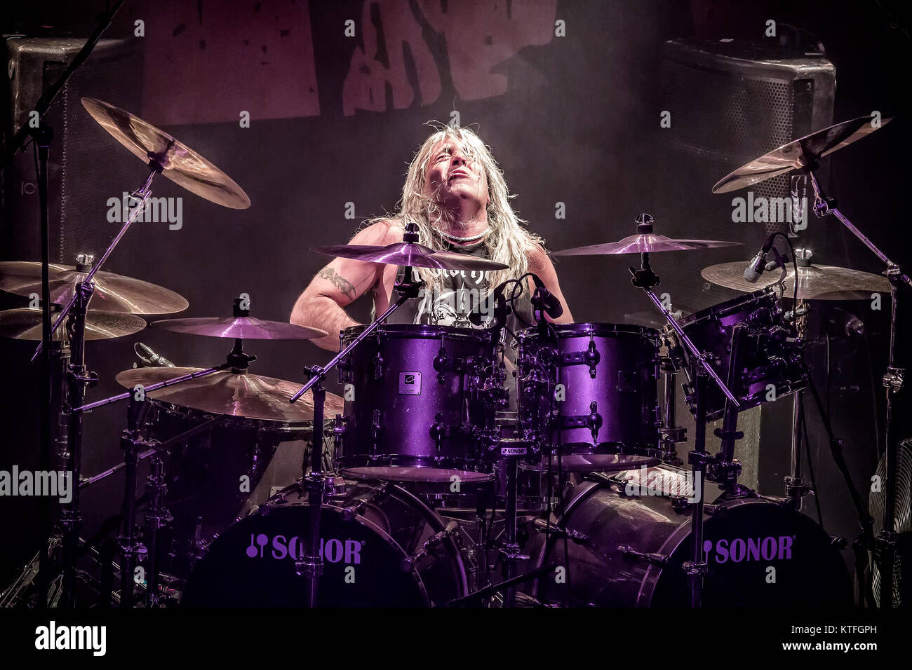 The international hard rock band Nordic Beast performs a live at ...