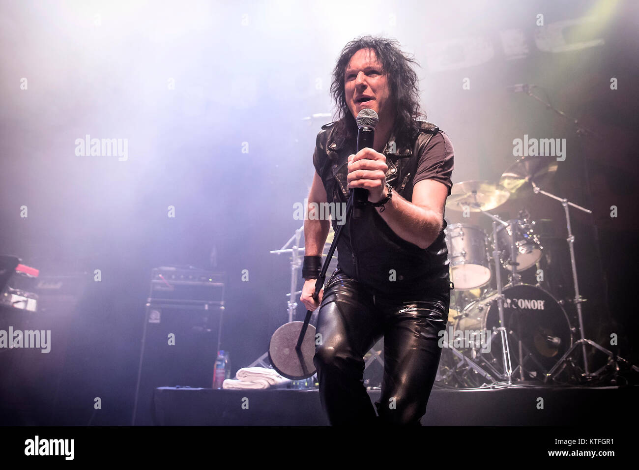 The international hard rock band Nordic Beast performs a live at ...