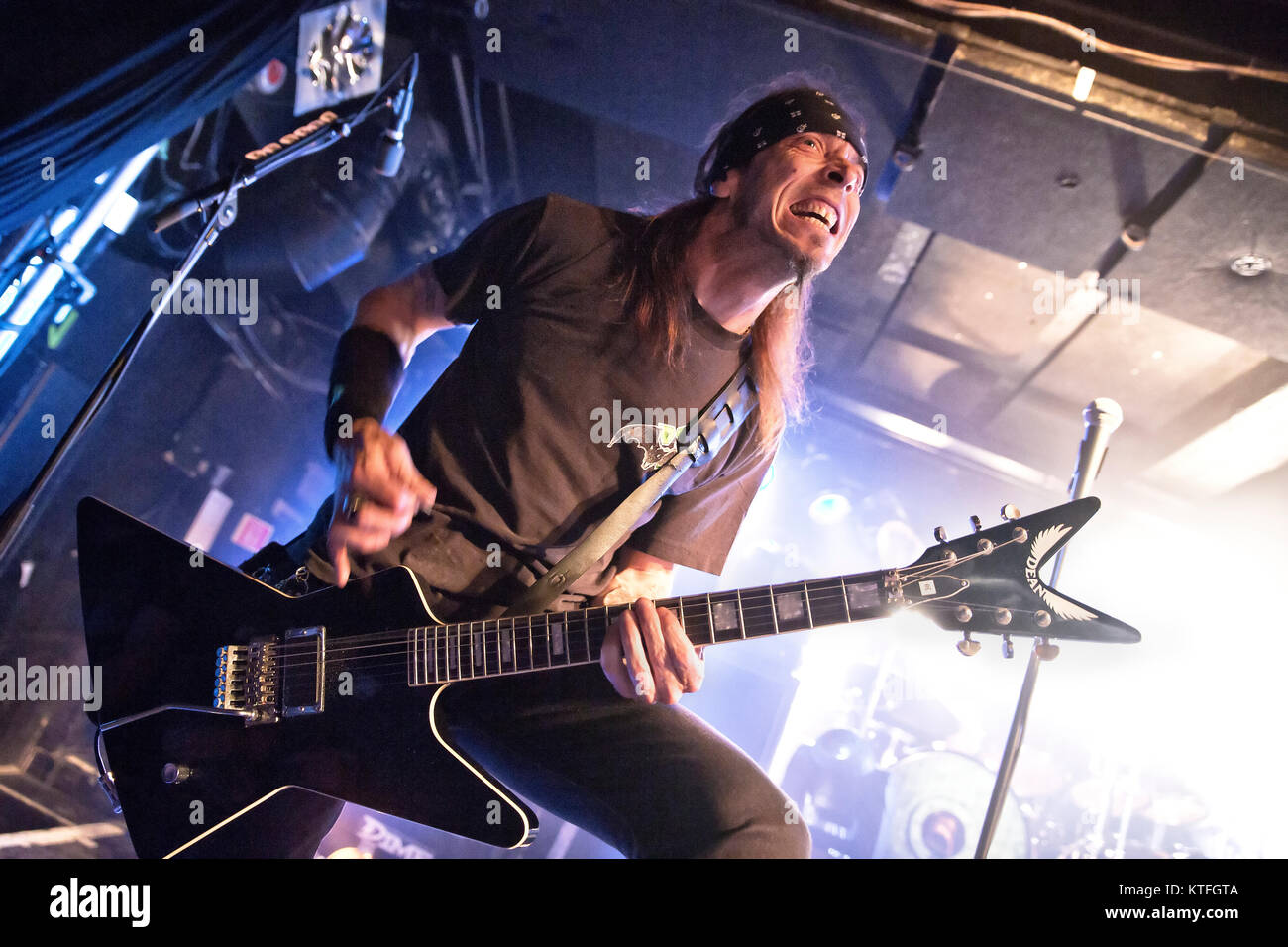 The American thrash metal band Overkill performs a live concert at John ...
