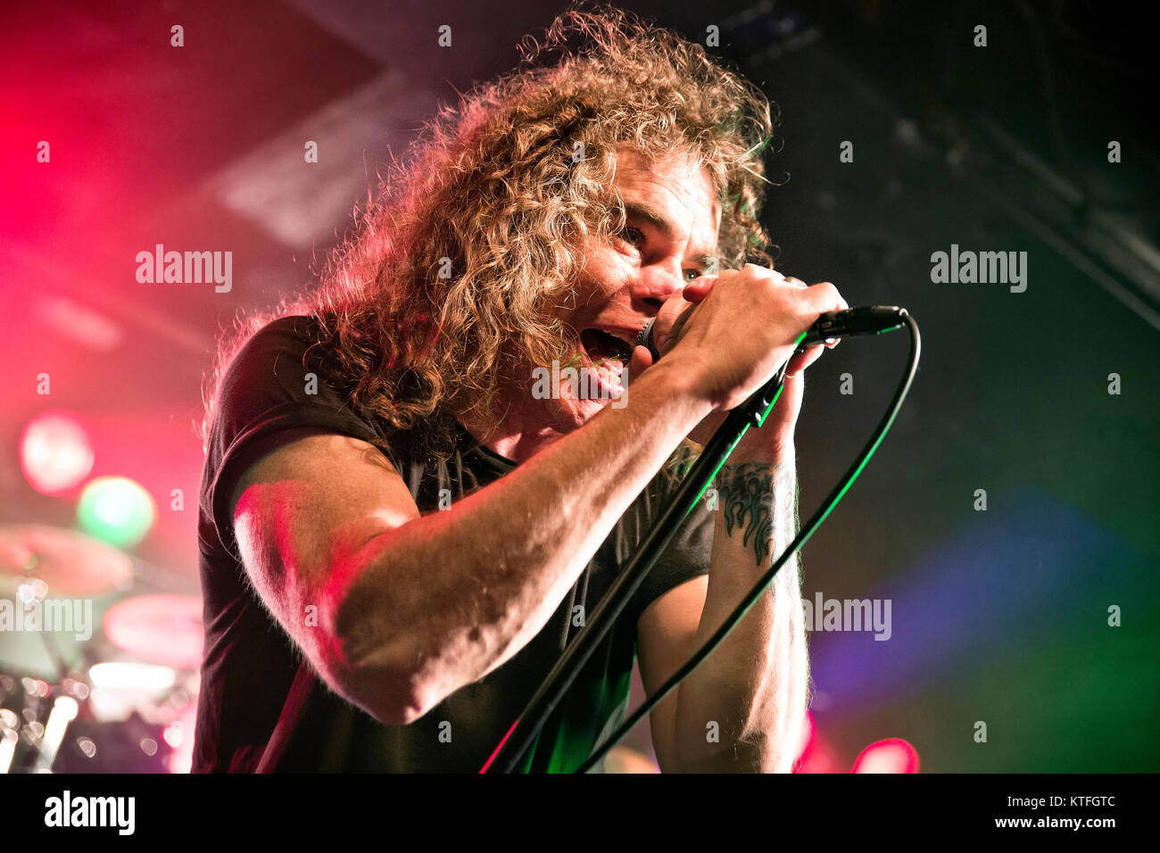 The American thrash metal band Overkill performs a live concert at John ...