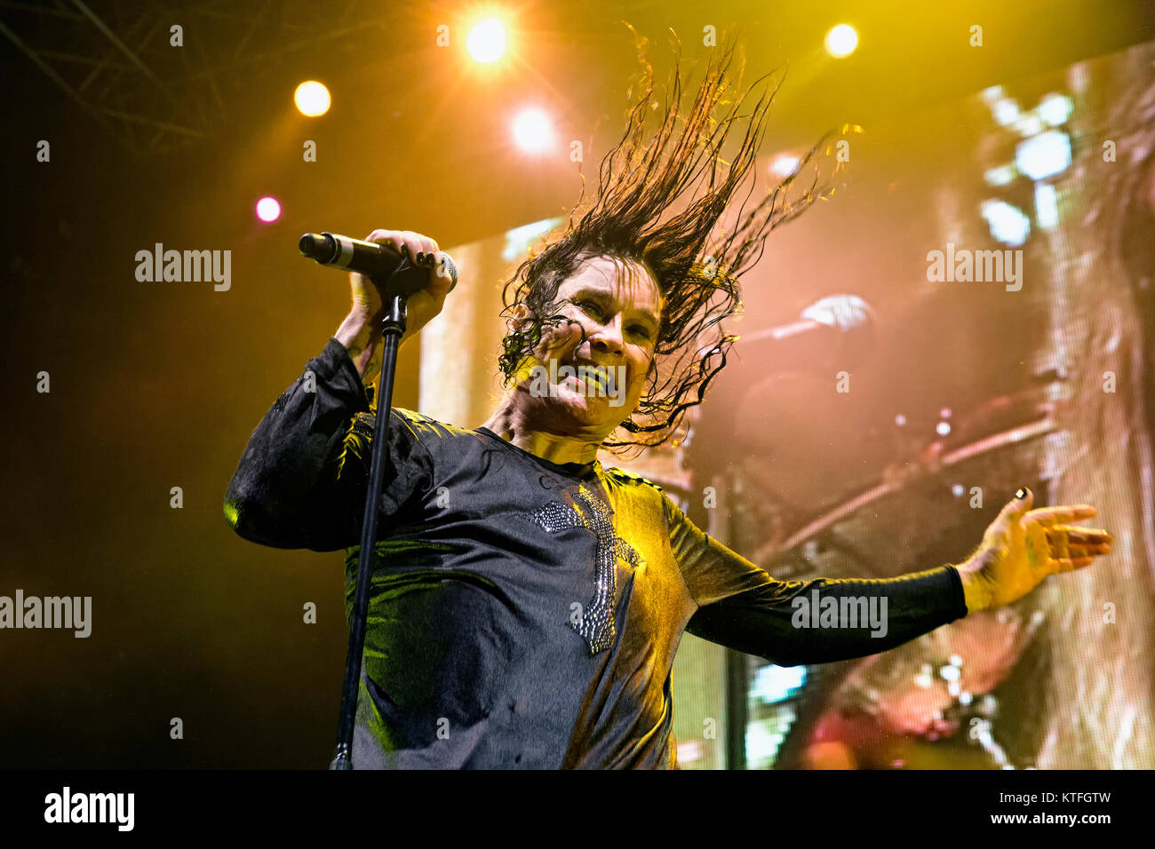 The English vocalist, songwriter and television personality Ozzy ...