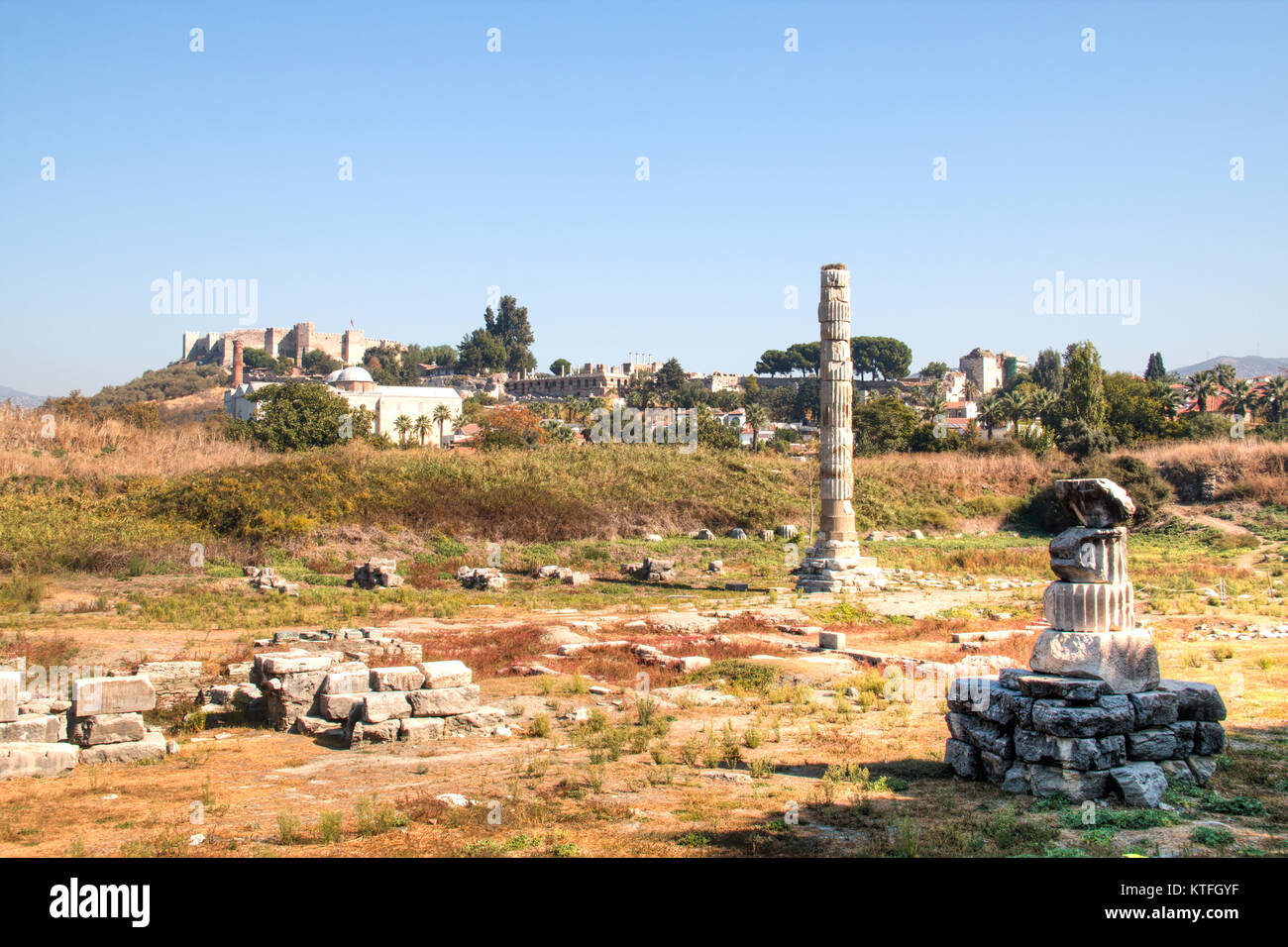 Selcuk castle ayasuluk fortress selcuk hi-res stock photography and ...
