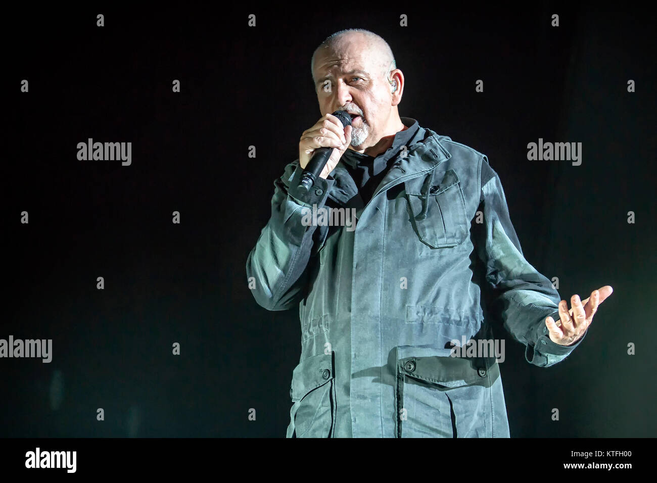 The English singer, songwriter and musician Peter Gabriel performs a ...