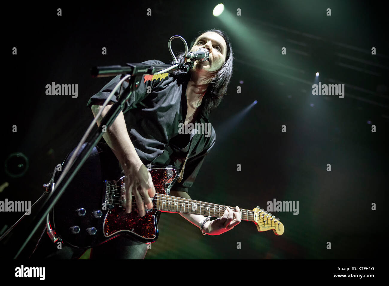 Placebo, the English rock band, performs a live concert at Sentrum ...