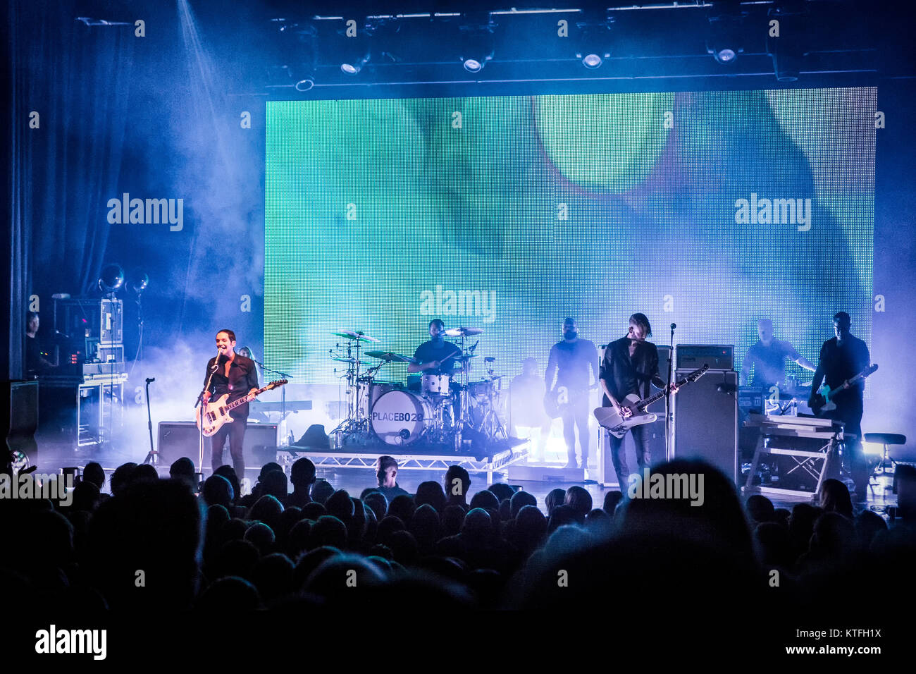 The English rock band Placebo performs a live concert at Sentrum Scene ...