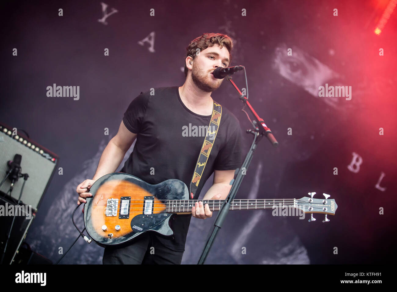 The British rock duo Royal Blood performs a live concert at the ...