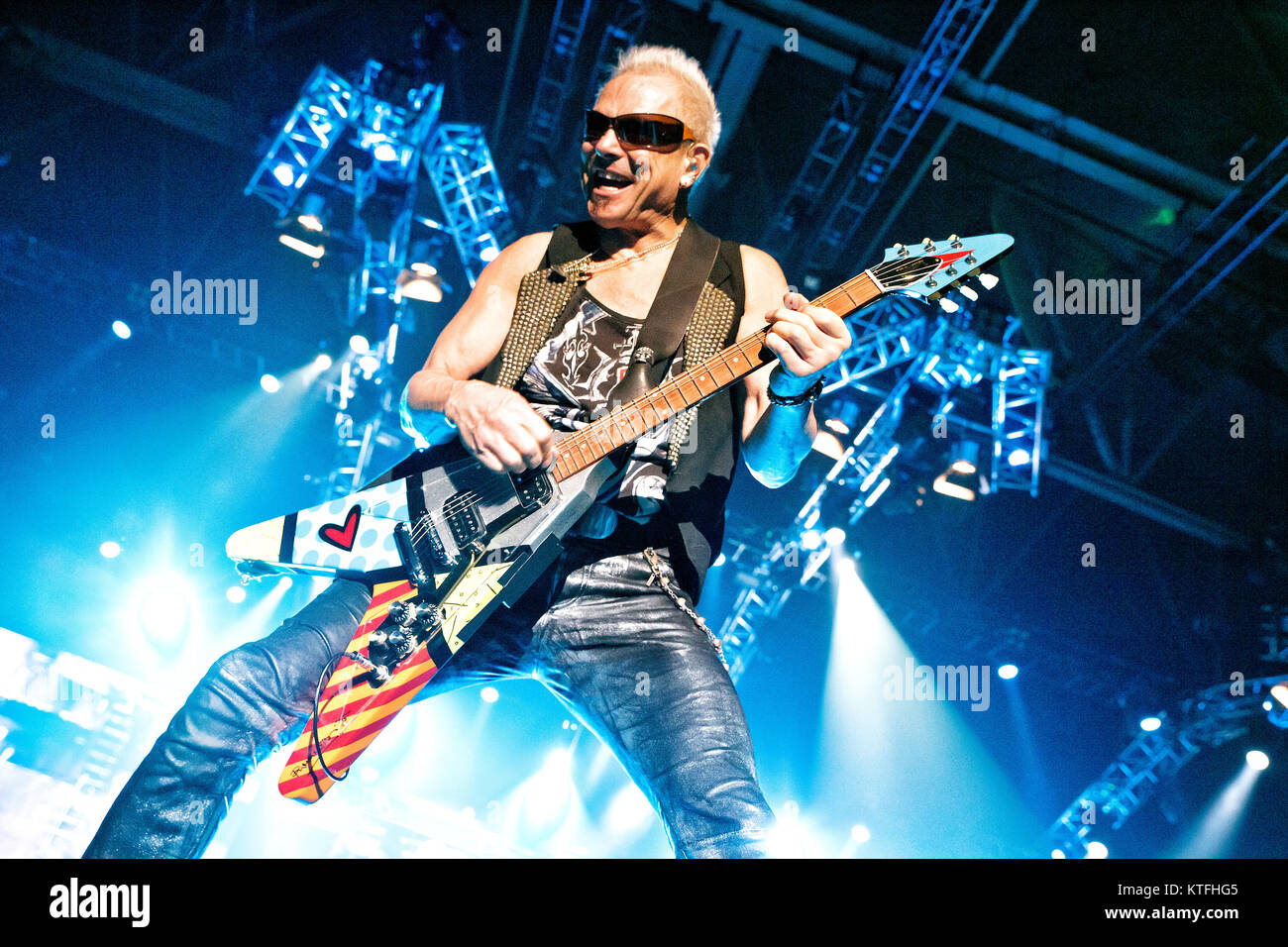 The German rock band Scorpions performs a live concert at Telenor Arena ...