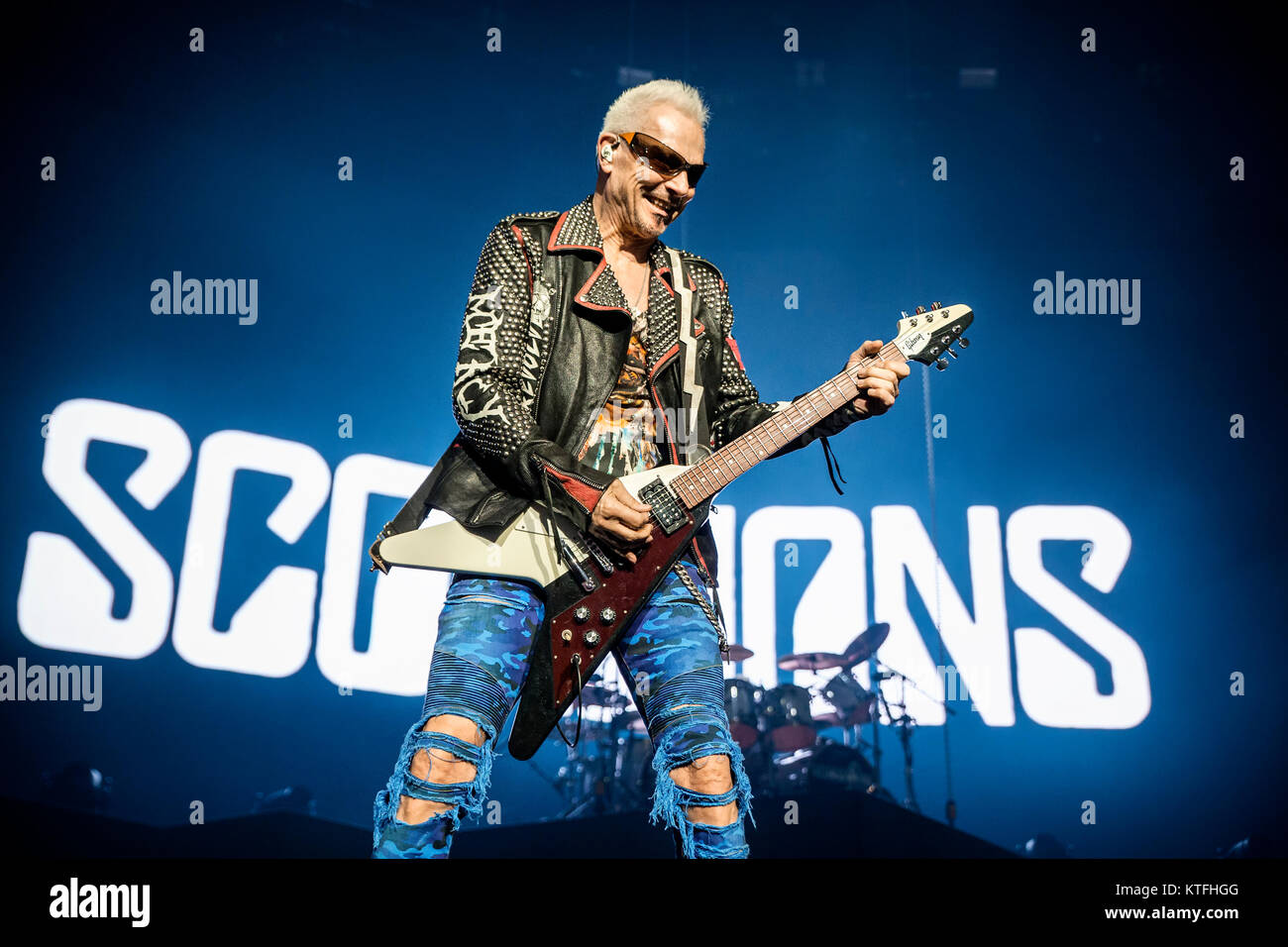 Norway, Oslo - November 22, 2017. The German rock band Scorpions ...