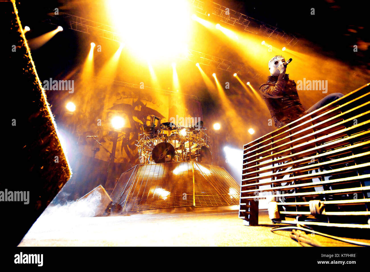 The American heavy metal band Slipknot performs a live concert at Oslo ...