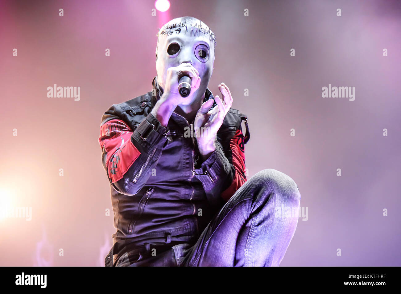 The American heavy metal band Slipknot performs a live concert at Oslo ...