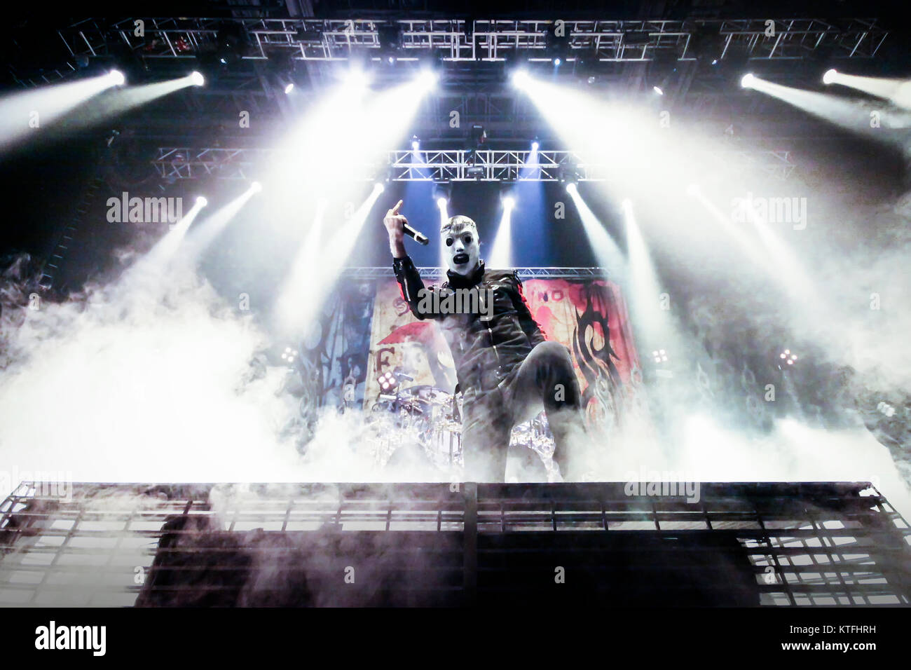 The American heavy metal band Slipknot performs a live concert at Oslo ...