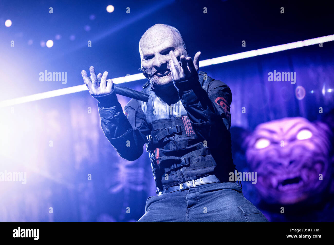 The American heavy metal band Slipknot performs a live concert at Oslo ...