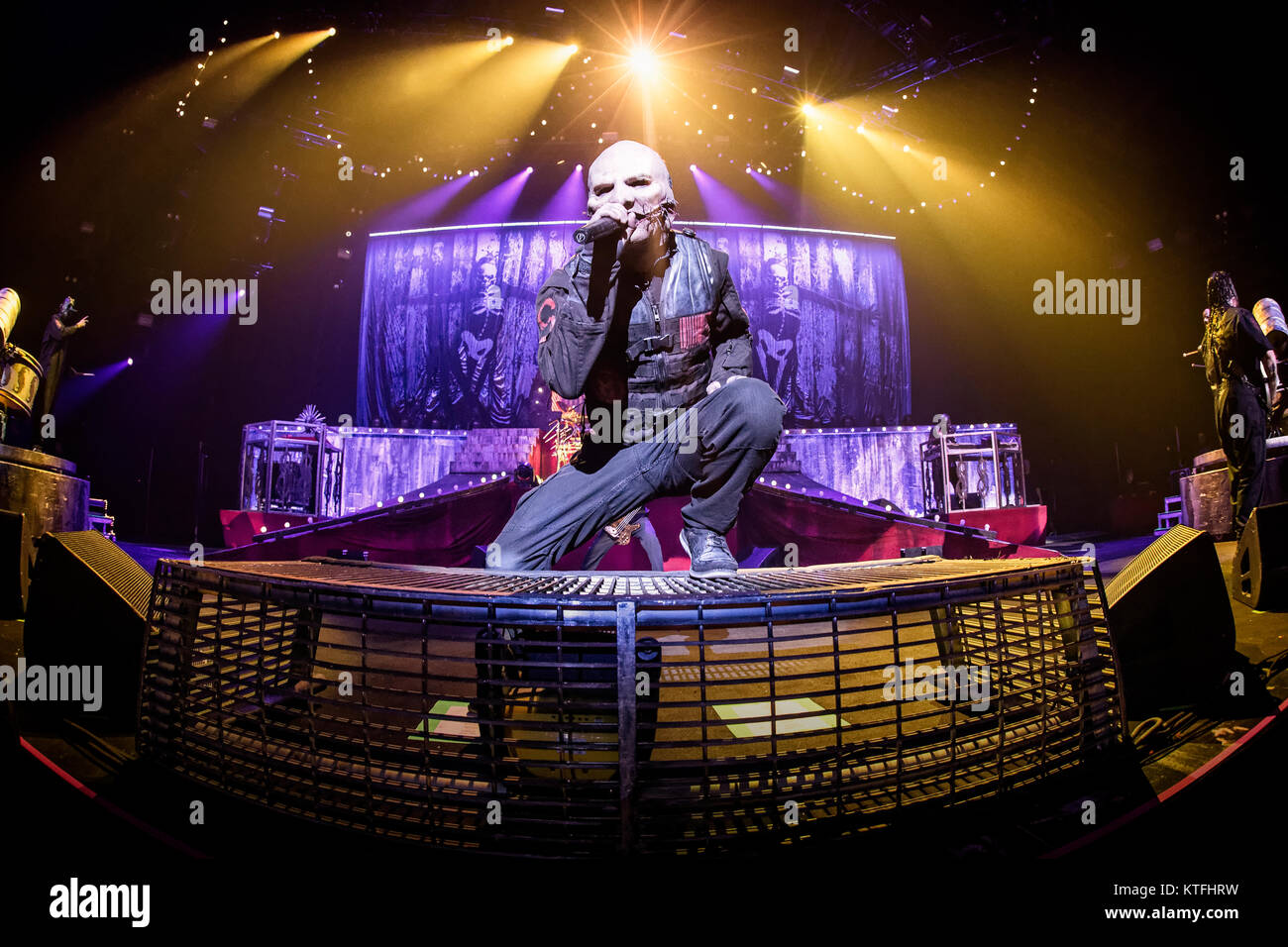 The American heavy metal band Slipknot performs a live concert at Oslo ...