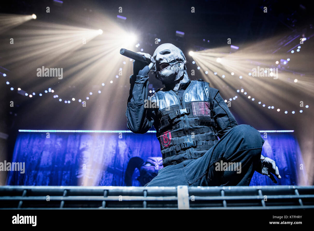 The American heavy metal band Slipknot performs a live concert at Oslo ...