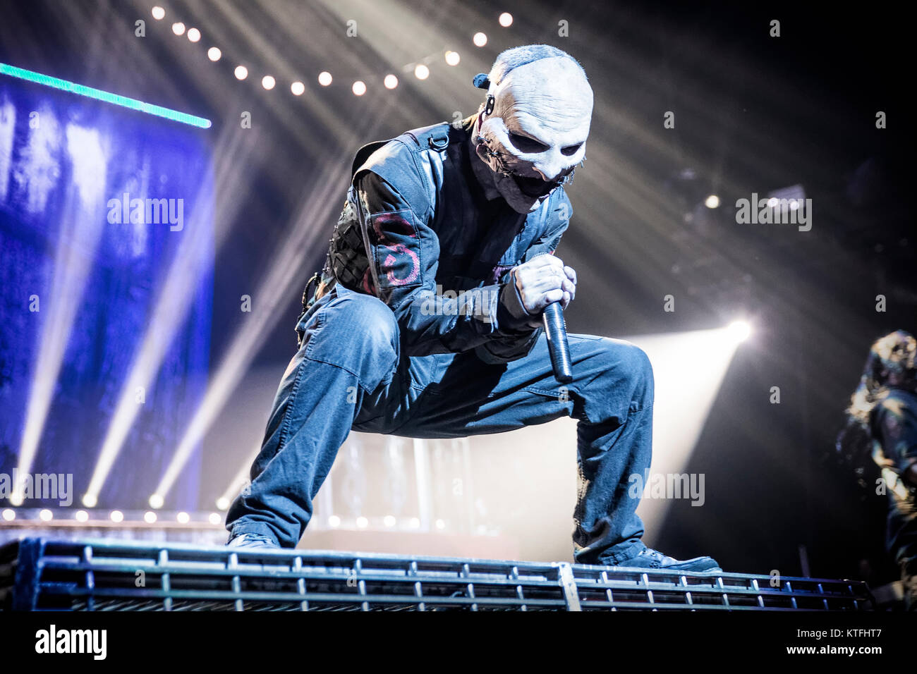 The American heavy metal band Slipknot performs a live concert at Oslo ...