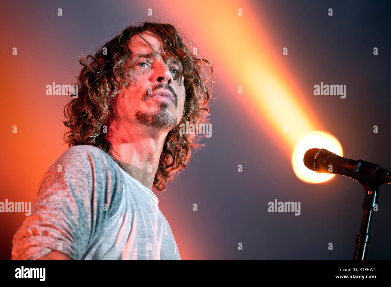 Soundgarden, the American rock and grunge band, performs a live concert ...