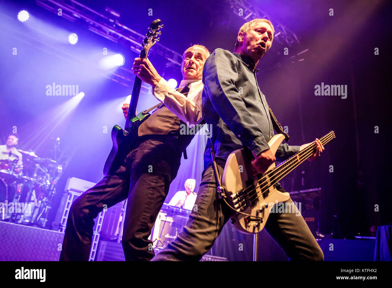 The English rock band Status Quo performs a live concert at Sentrum ...
