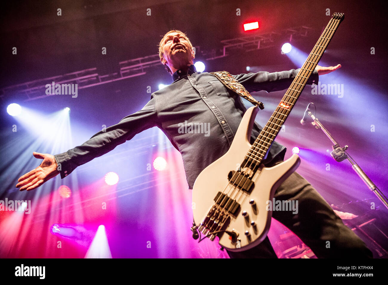 The English rock band Status Quo performs a live concert at Sentrum ...