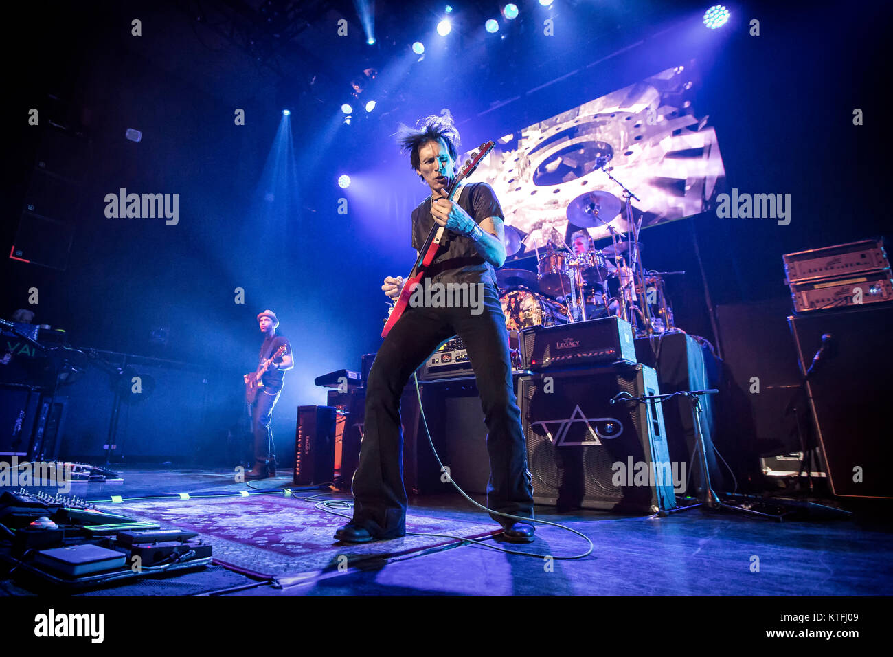 The American record producer, singer, musician and guitarist Steve Vai ...