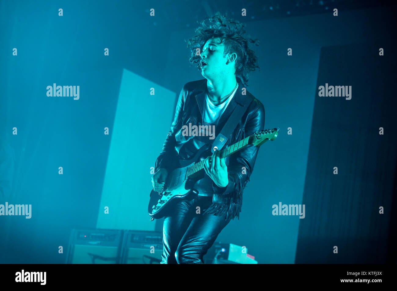 The English indie rock band The 1975 performs a live concert at Oslo ...