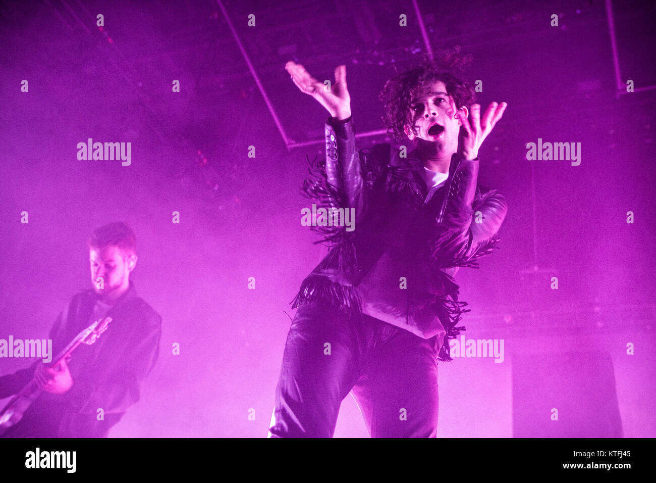 The English indie rock band The 1975 performs a live concert at Oslo ...