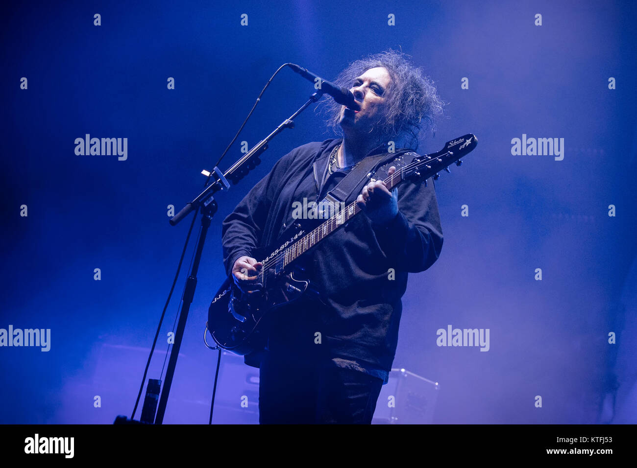 The English rock band The Cure performs a live concert at Oslo Spektrum ...