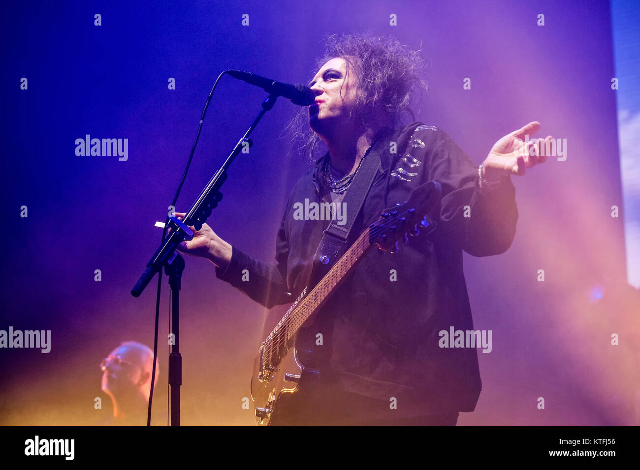 The English rock band The Cure performs a live concert at Oslo Spektrum ...