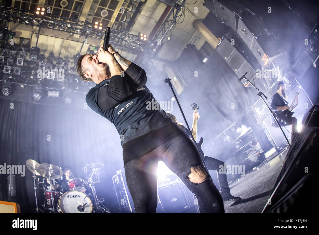 The American mathcore band The Dillinger Escape Plan performs a live ...