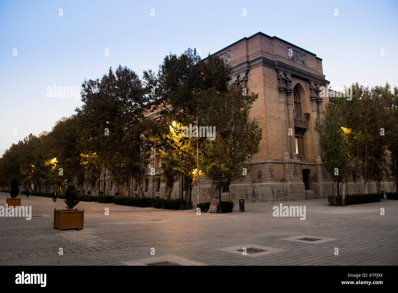 TEHRAN, IRAN – NOVEMBER 2017: A typical street in Tehran, the capital ...