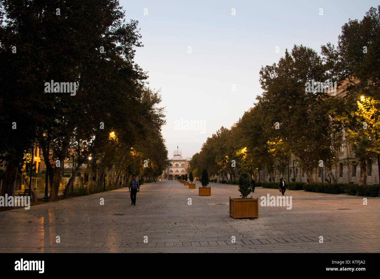 TEHRAN, IRAN – NOVEMBER 2017: A typical street in Tehran, the capital ...