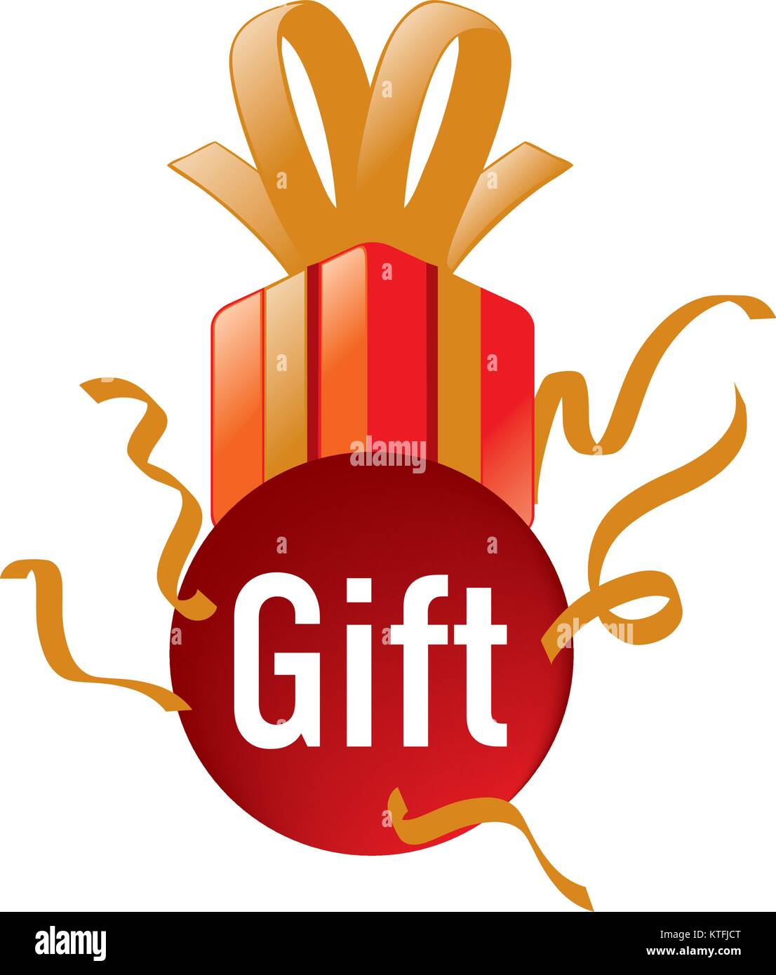 vector logo box with gifts Stock Vector Image & Art - Alamy