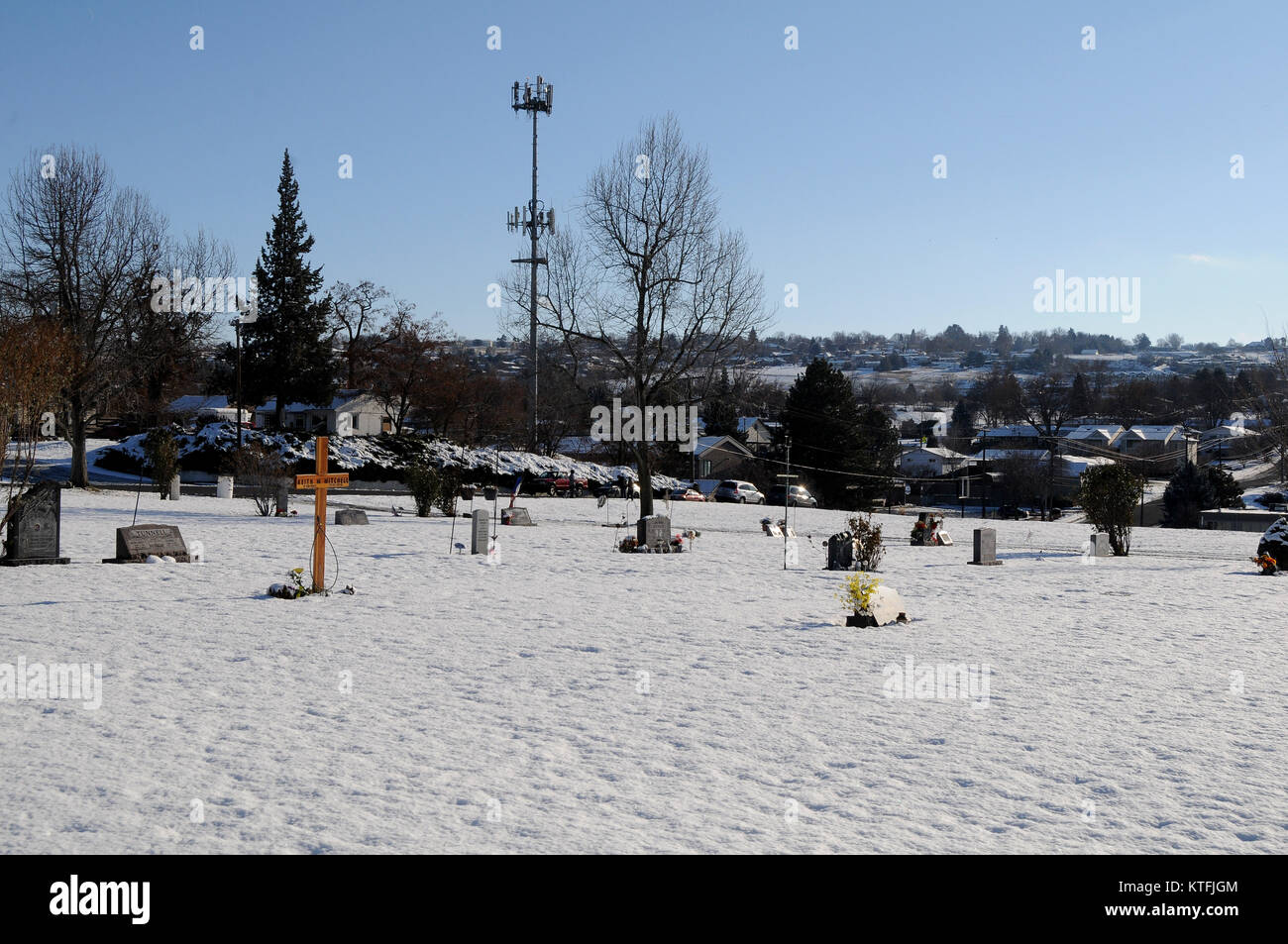 LEWISTON/IDAHO/USA 23.December 2017. Idaho weather ssun shine on ...