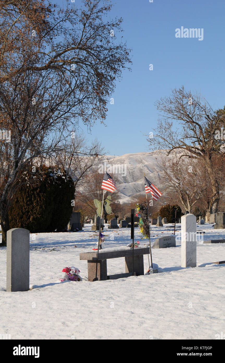 LEWISTON/IDAHO/USA 23.December 2017. Idaho weather ssun shine on ...