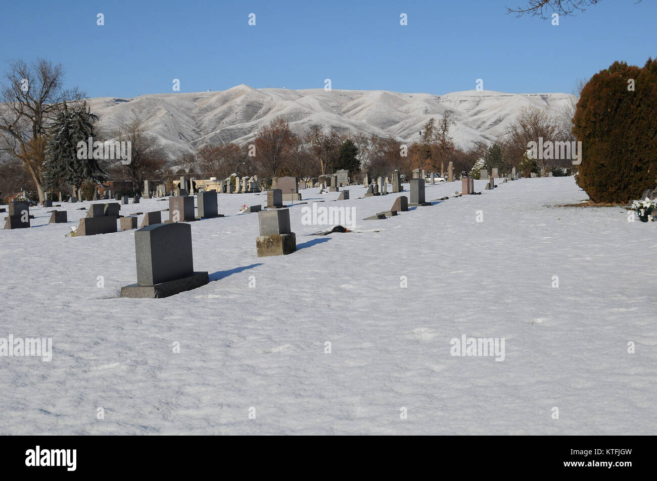 LEWISTON/IDAHO/USA 23.December 2017. Idaho weather ssun shine on ...