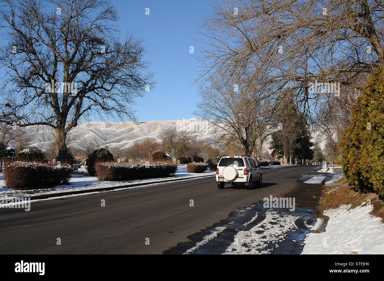 LEWISTON/IDAHO/USA 23.December 2017. Idaho weather ssun shine on ...