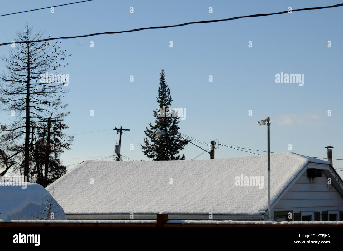 LEWISTON/IDAHO/USA 23.December 2017. Idaho weather ssun shine on ...