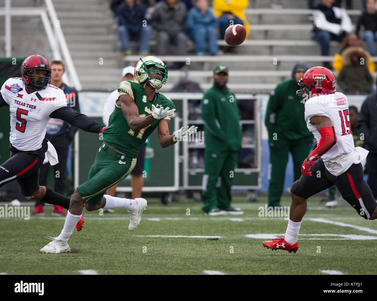 Florida, USA. 23rd Dec, 2017. South Florida Bulls wide receiver Marquez ...