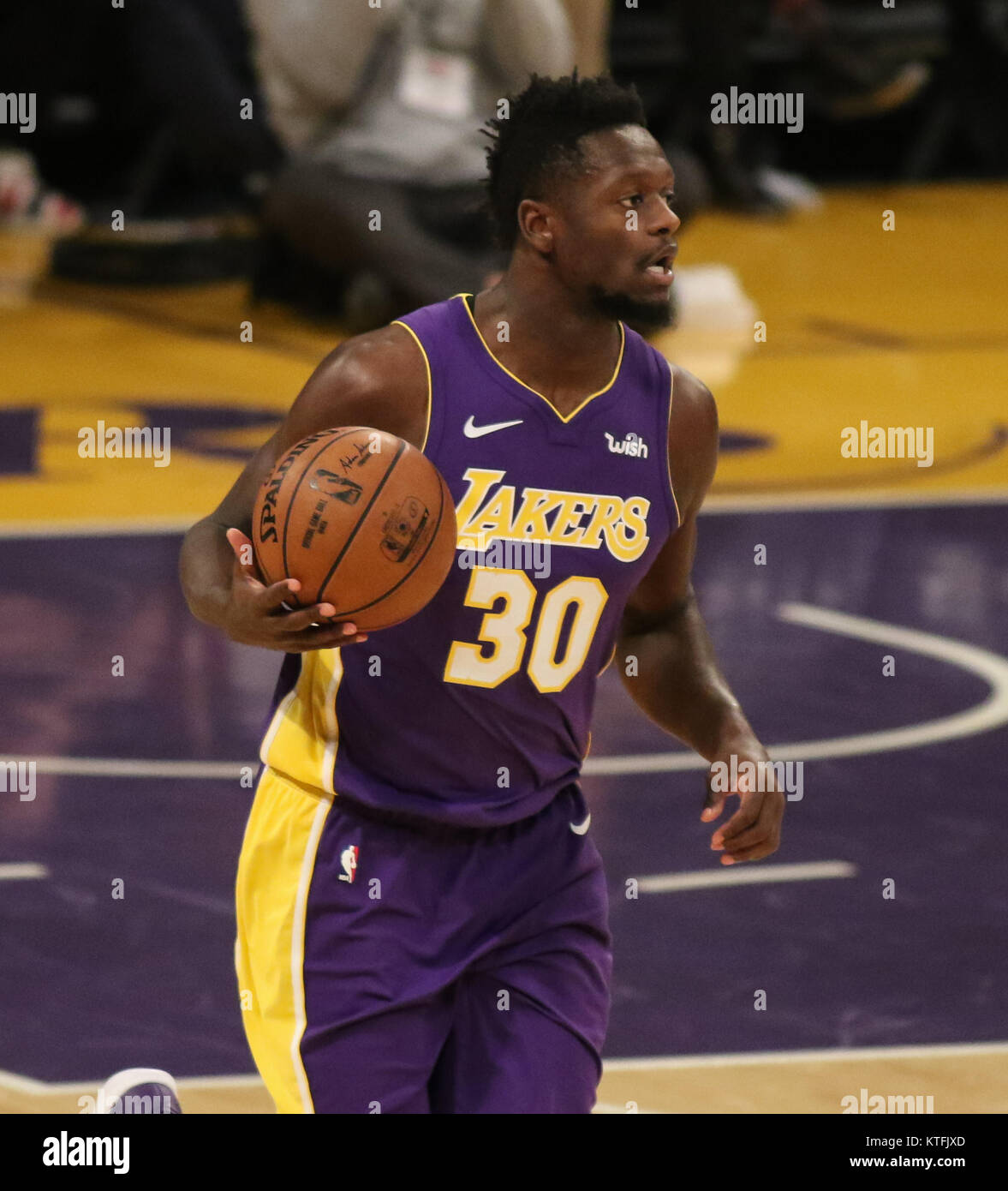 Los Angeles, CA, USA. 23rd Dec, 2017. Los Angeles Lakers forward Julius ...