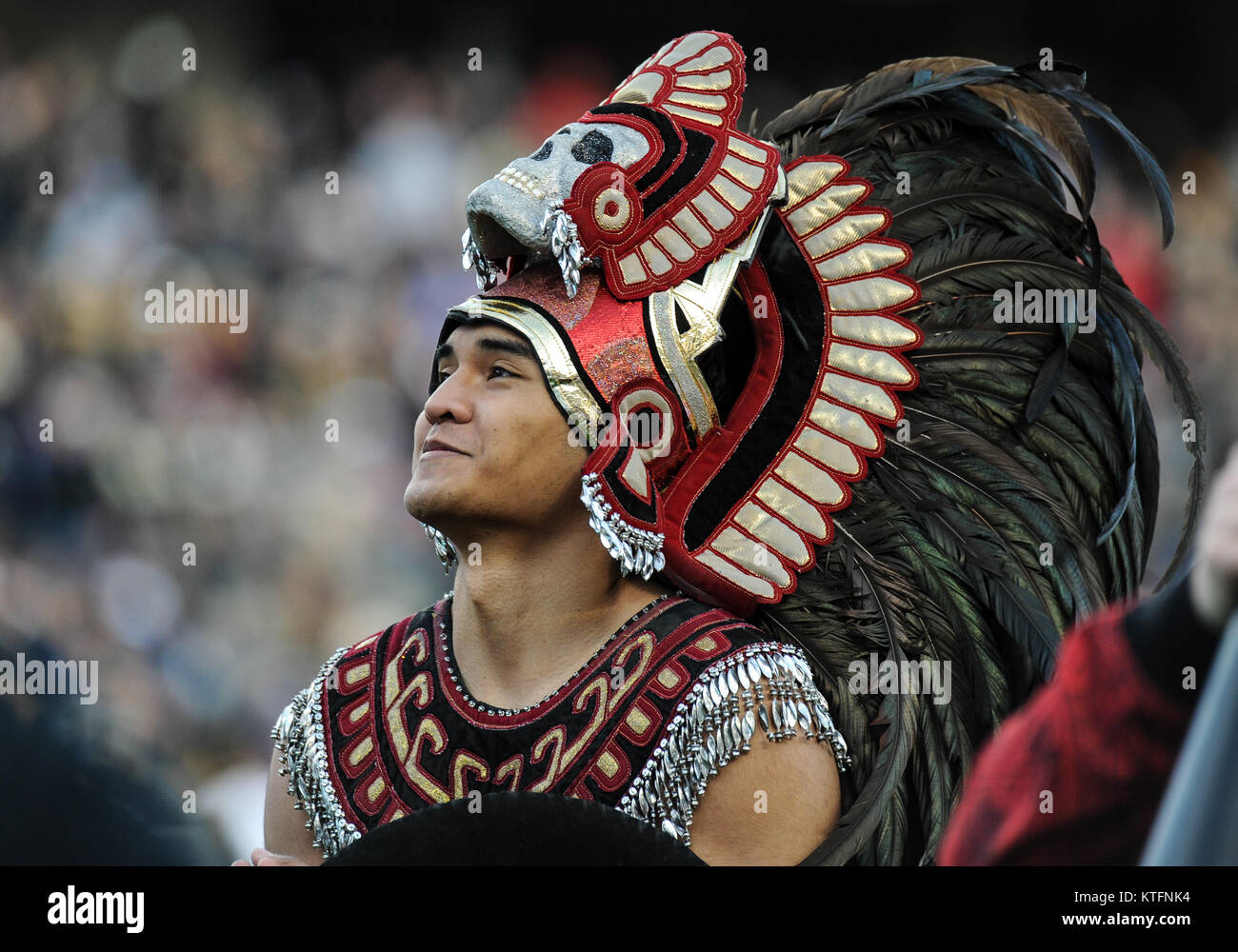 Fort Worth, Texas, USA. 23rd Dec, 2017. San Diego State Aztecs mascot ...