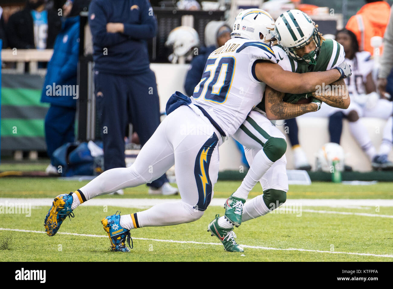 East Rutherford, New Jersey, USA. 24th Dec, 2017. New York Jets wide ...