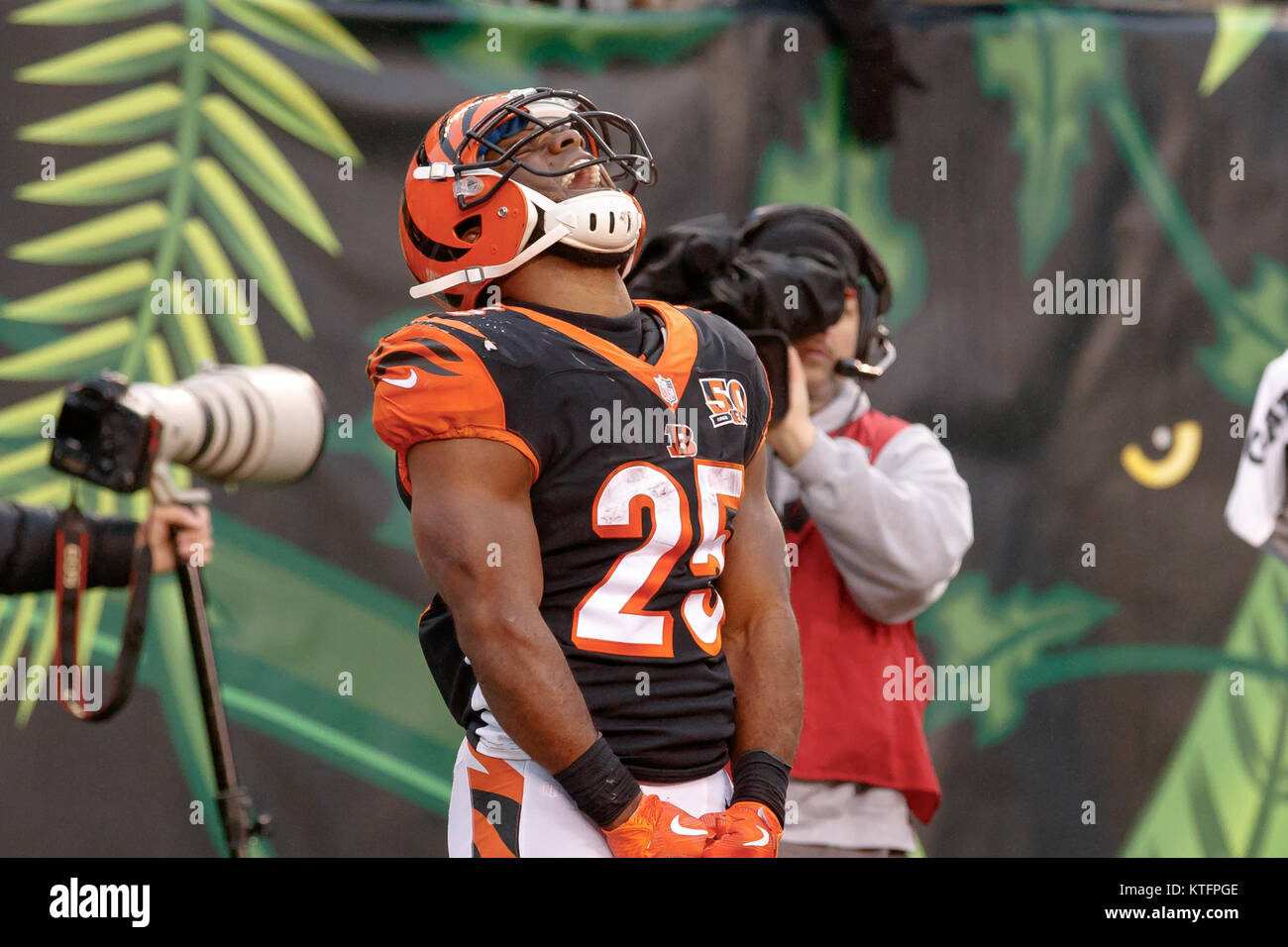 Cincinnati, OH, USA. 24th Dec, 2017. Cincinnati Bengals running back ...