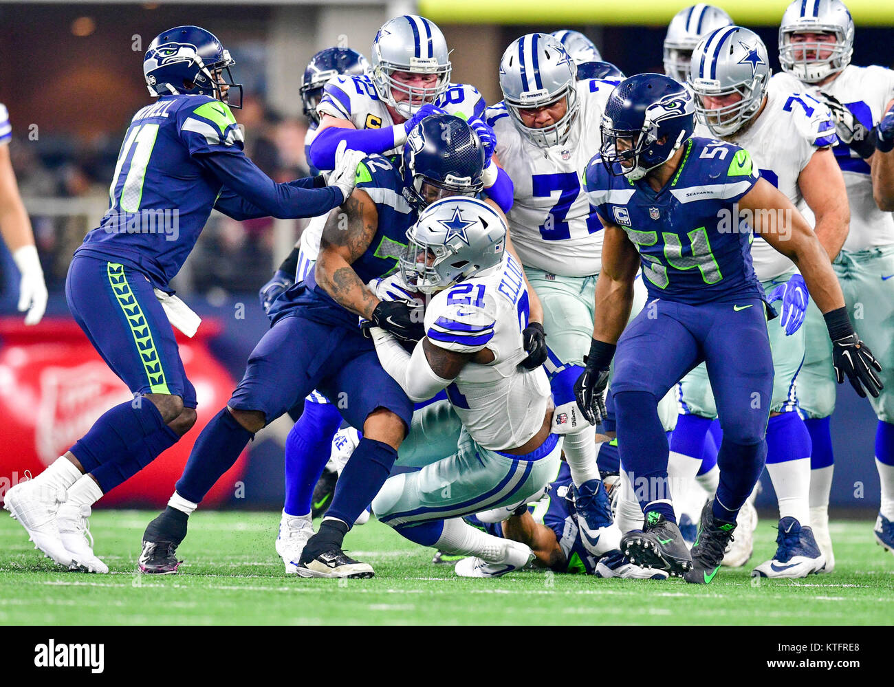 Arlington, Texas, USA. 24th Dec, 2017. December 24th, 2017:.Seattle ...