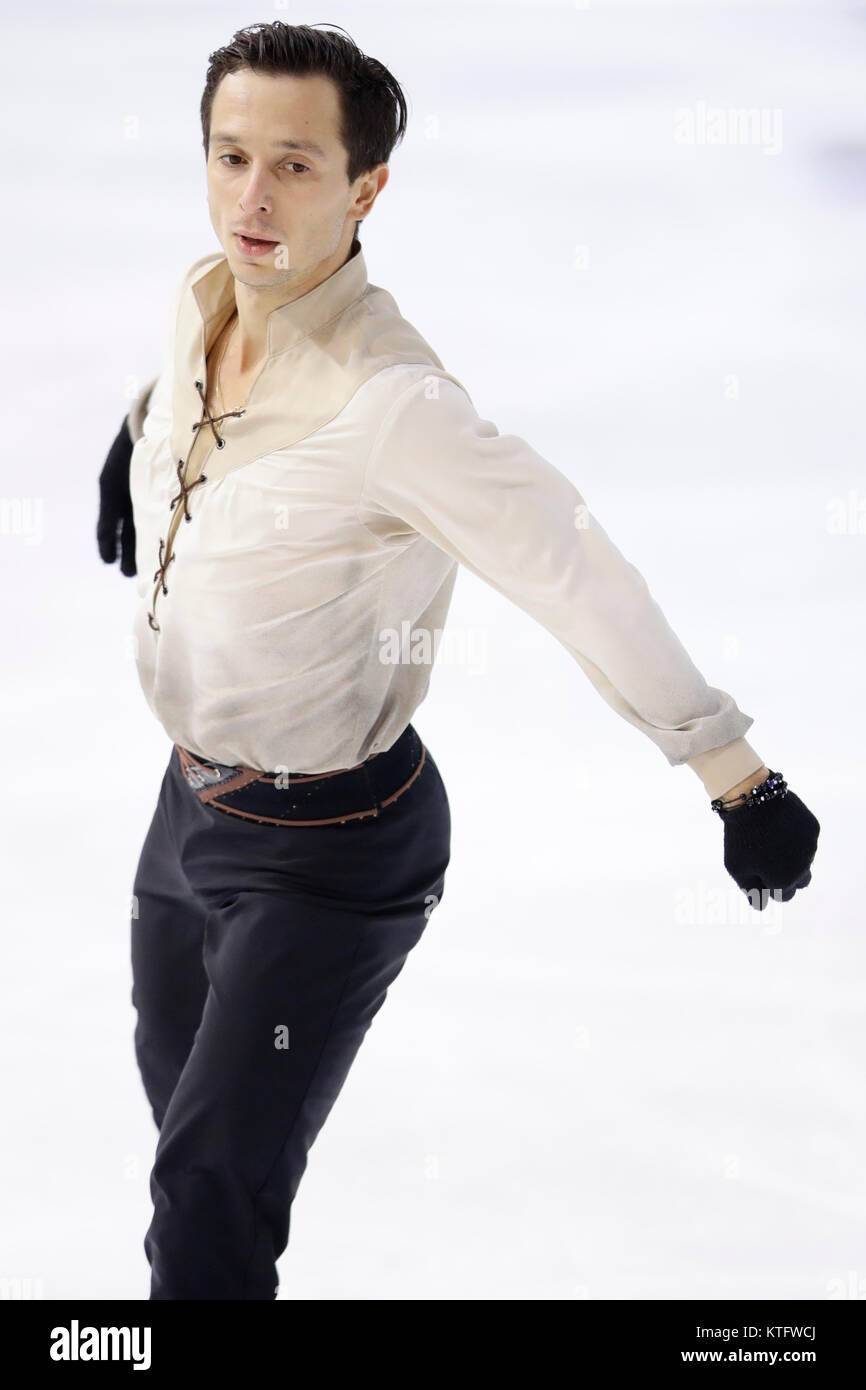 Grenoble, France. 18th Nov, 2017. Alexei Bychenko (ISR) Figure Skating ...