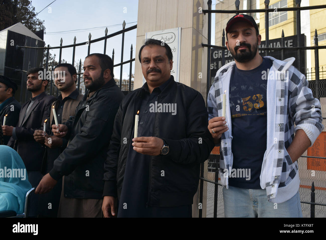 QUETTA, PAKISTAN. Dec-25 2017: Members of Civil society and Host ...