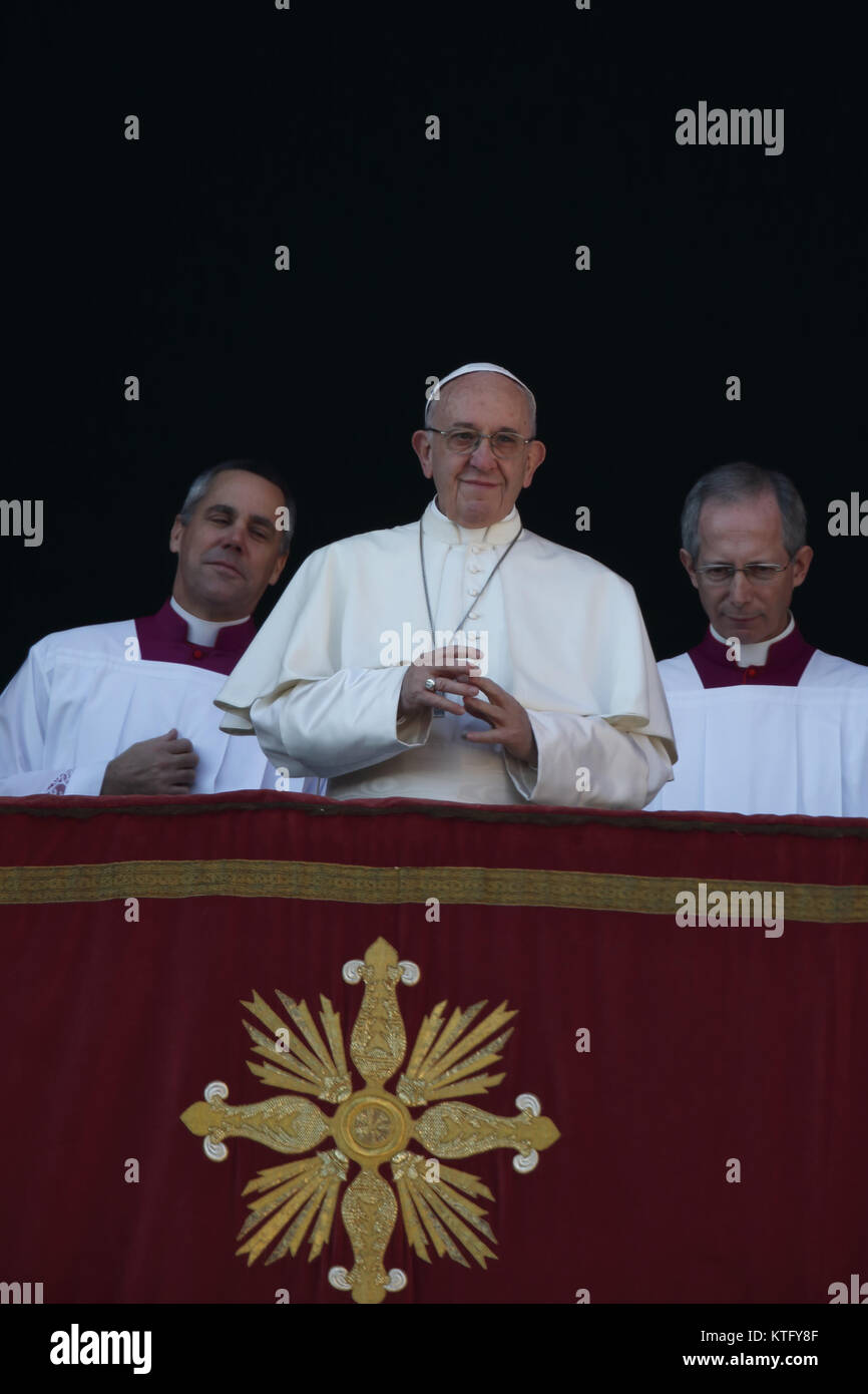 Vatican.December 25, 2017 - Vatican City State (Holy See) POPE FRANCIS ...