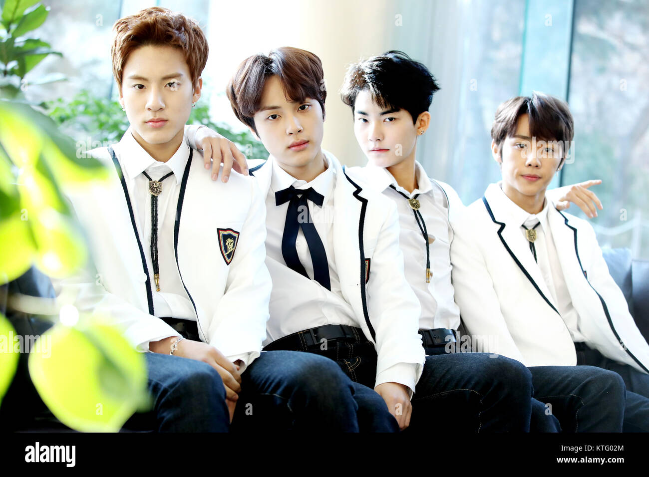 26th Dec, 2017. S. Korean boy group The Boyz South Korean boy group The ...