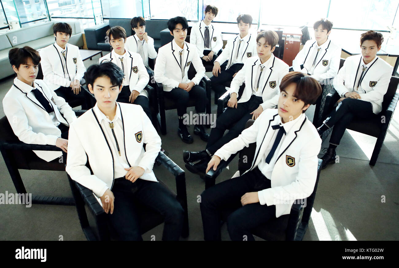 26th Dec, 2017. S. Korean boy group The Boyz South Korean boy group The ...