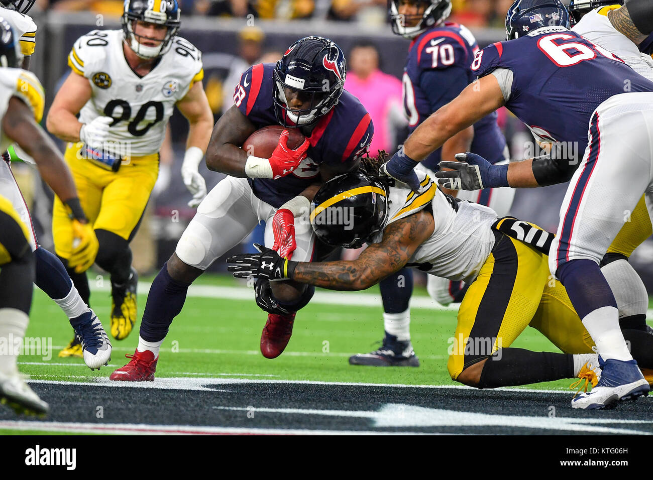 Houston, TX, USA. 25th Dec, 2017. Houston Texans running back Alfred ...