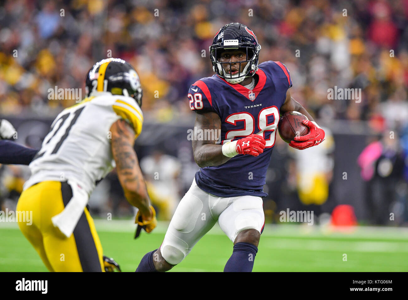 Houston, TX, USA. 25th Dec, 2017. Houston Texans running back Alfred ...