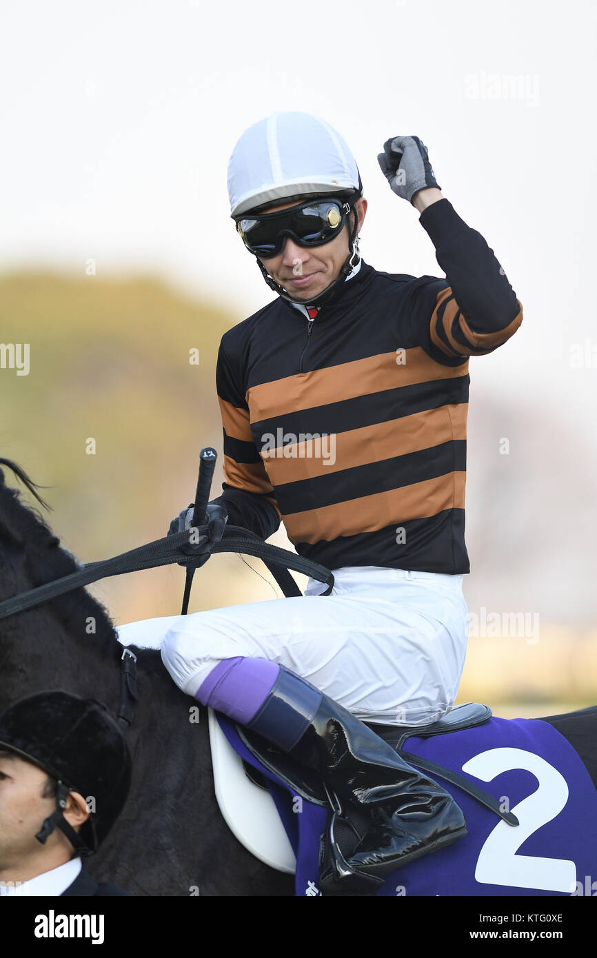 Funabashi, Chiba, Japan. 24th Dec, 2017. Yutaka Take Horse Racing ...